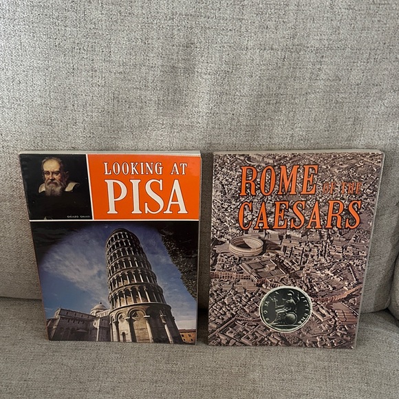 Accents | Vintage Italian Tour Guide Books Pisa And Romepisa One Is ...